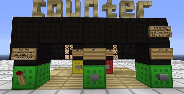 2 Digit Counter Minecraft Map