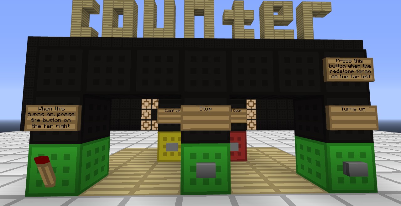 2 Digit Counter Minecraft Map