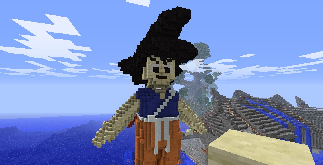 3D Kid Goku! Minecraft Map
