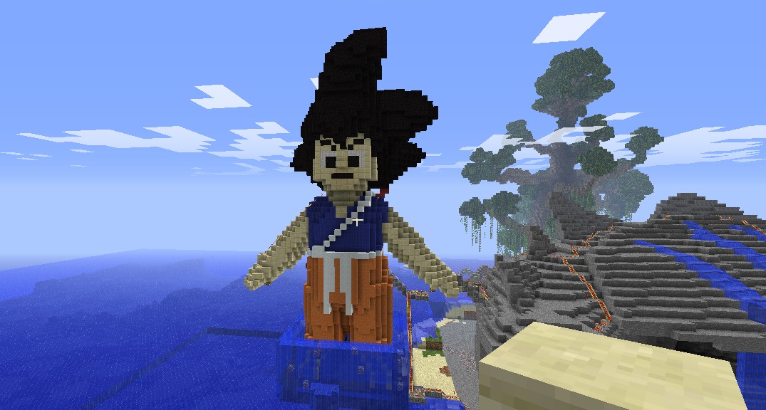 3D Kid Goku! Minecraft Map