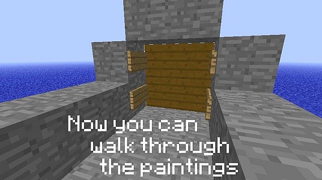 Hidden Passage (Paintings) Minecraft Map