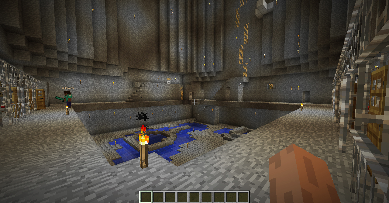 Batman "The Pit" Zombies Survival Minecraft Map