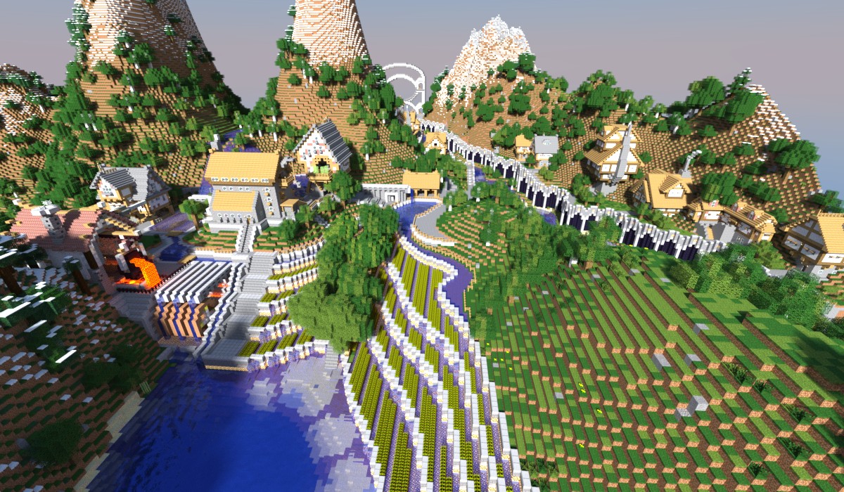 server progress Minecraft Map