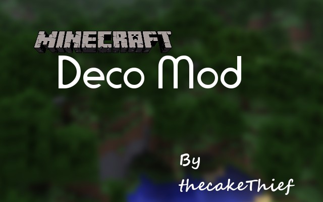 DecoMod Minecraft Mod