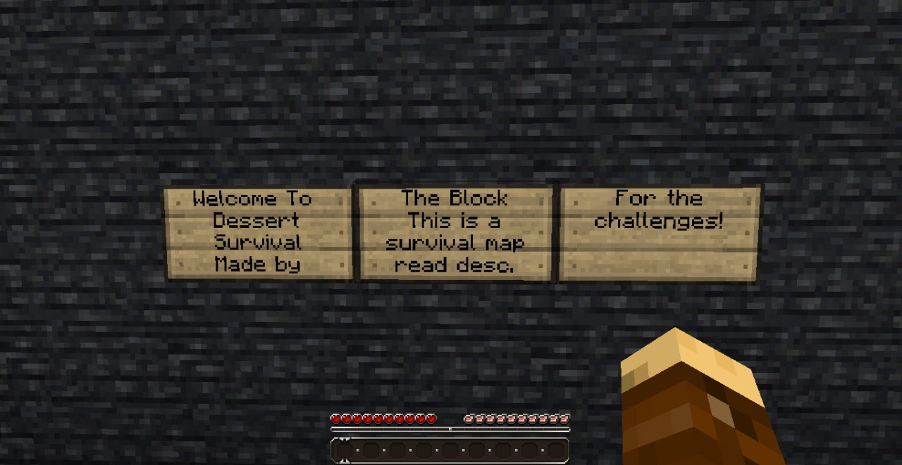 Desert Survival Minecraft Map