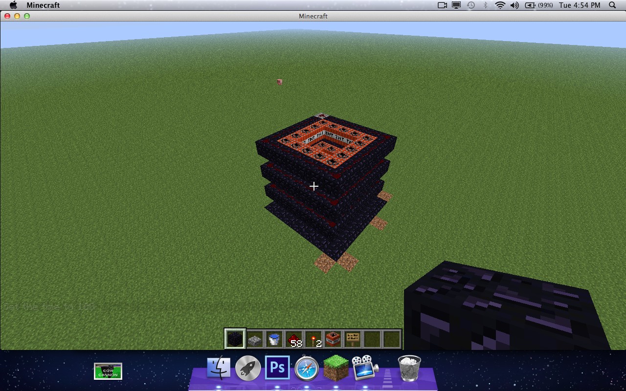 MCCannon Shoot yourself 500 blocks high! Minecraft Map