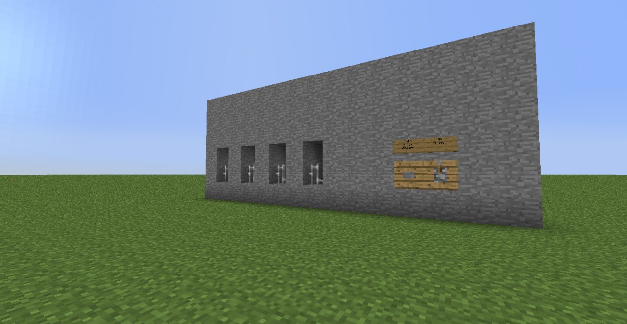 Compact Villager Trading Design Minecraft Map