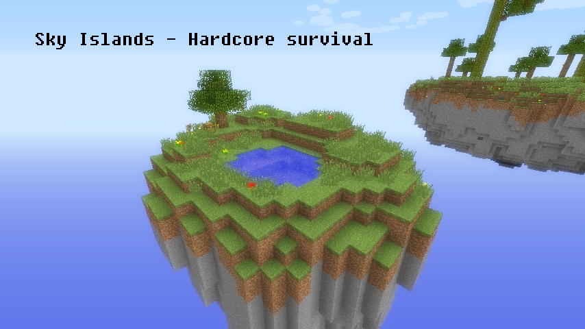 Sky Islands - Hardcore Survival map (Very Hard) Minecraft Map
