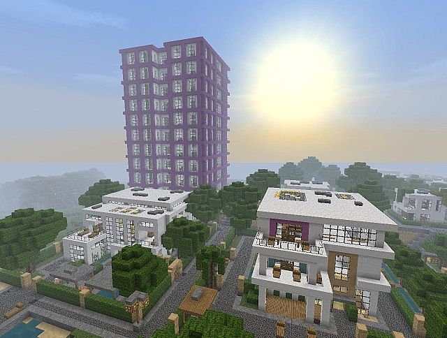 Modern House Project v1.2 by PandyRaze Minecraft Map