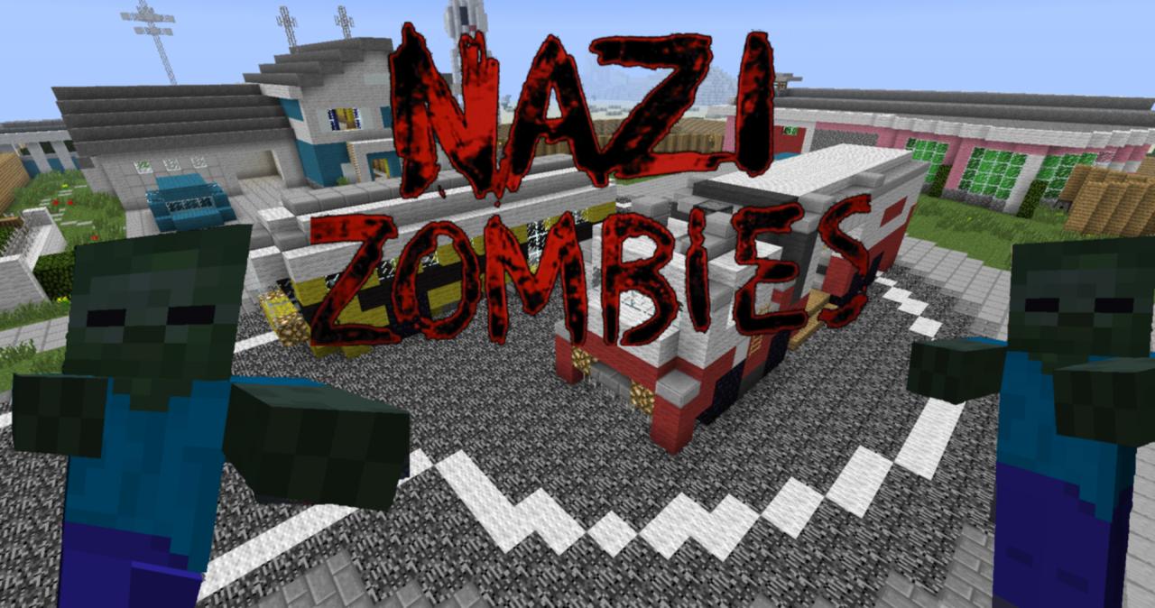 MineCraft Nuke Town Zombies Wave Survival! Minecraft Map