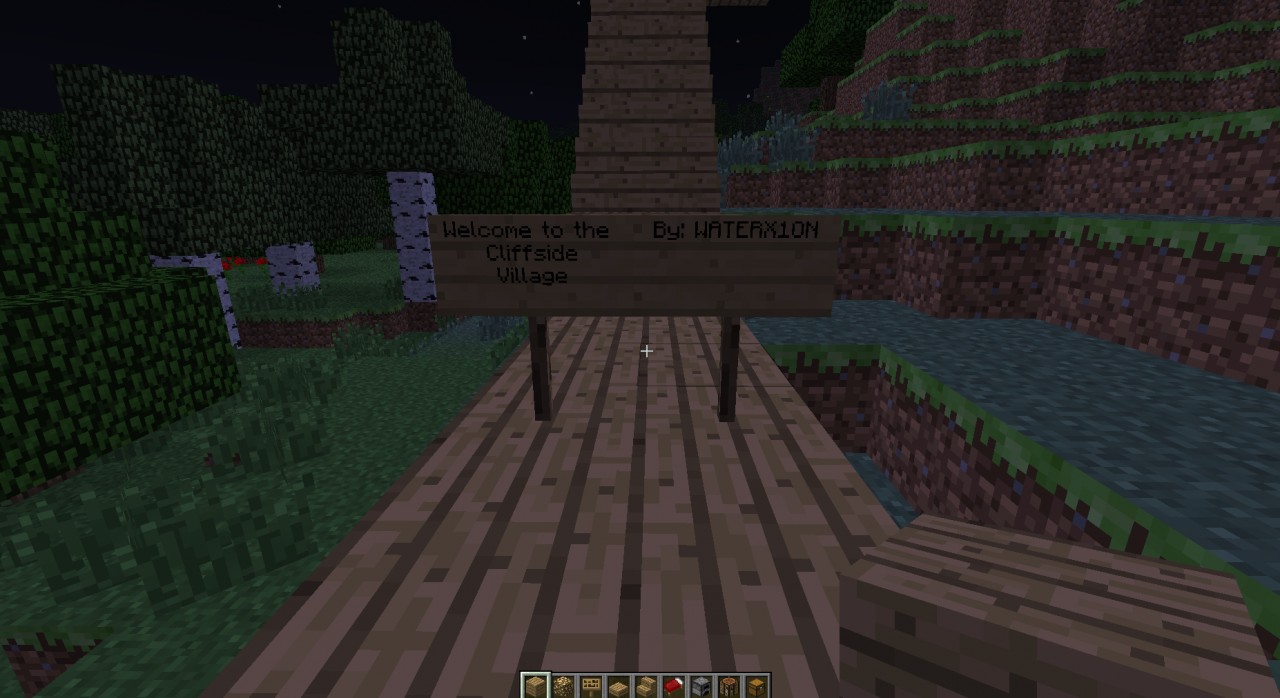 Cliffside Village Minecraft Map