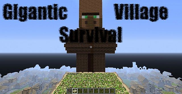 Humungus Village(fills whole map!) Minecraft Map