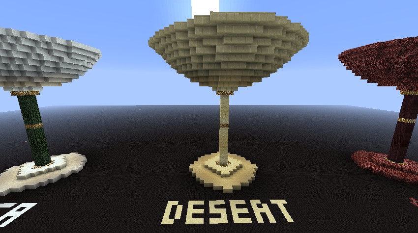 Biomes by the Glass Minecraft Map