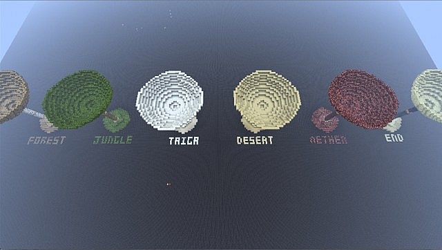 Biomes by the Glass Minecraft Map