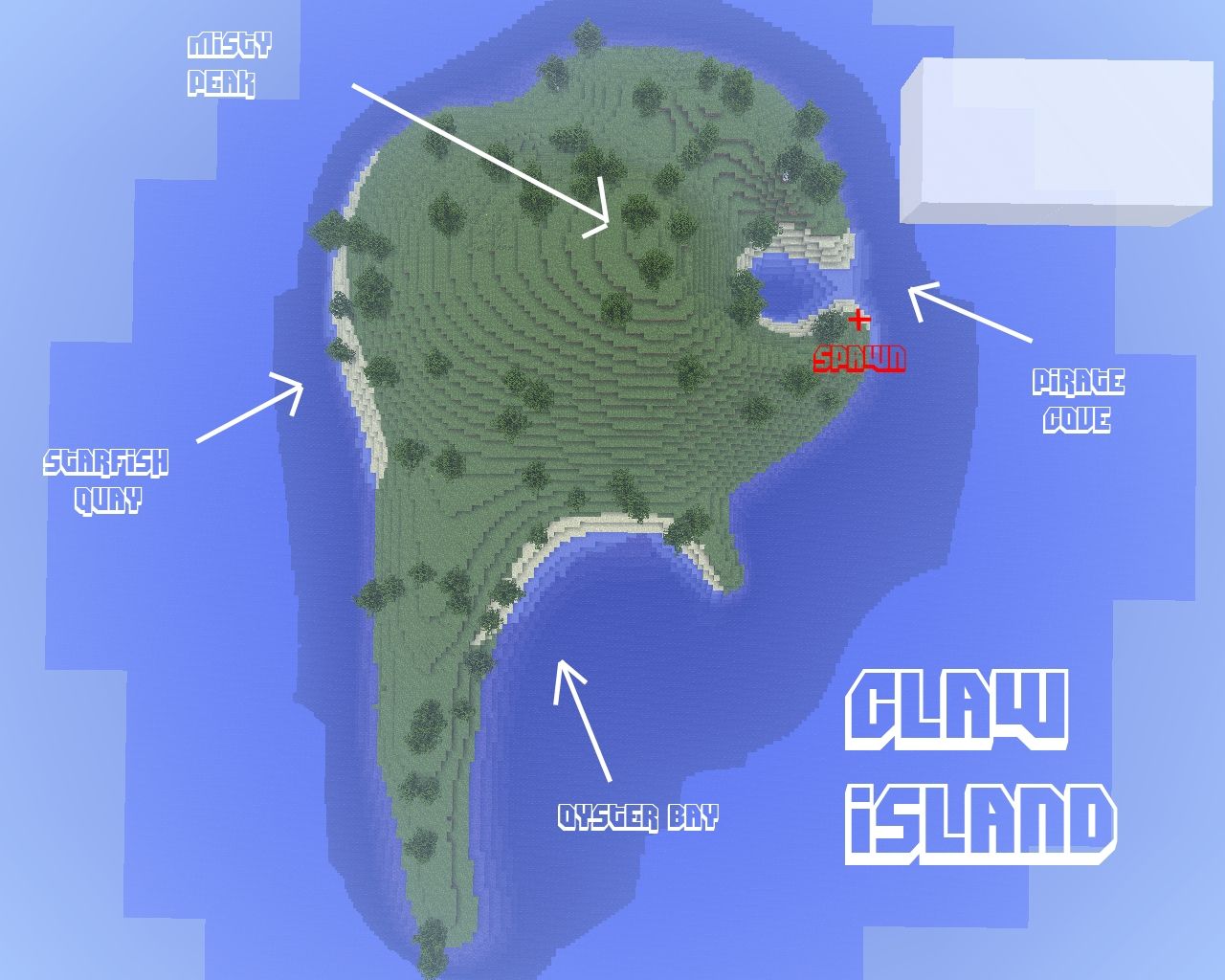 Claw Island [Survival] [WorldPainter] Minecraft Map