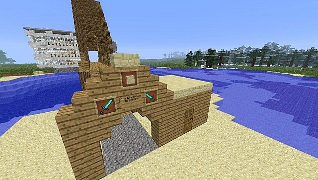 The Beach-Side Residence(1.4 map) Minecraft Map