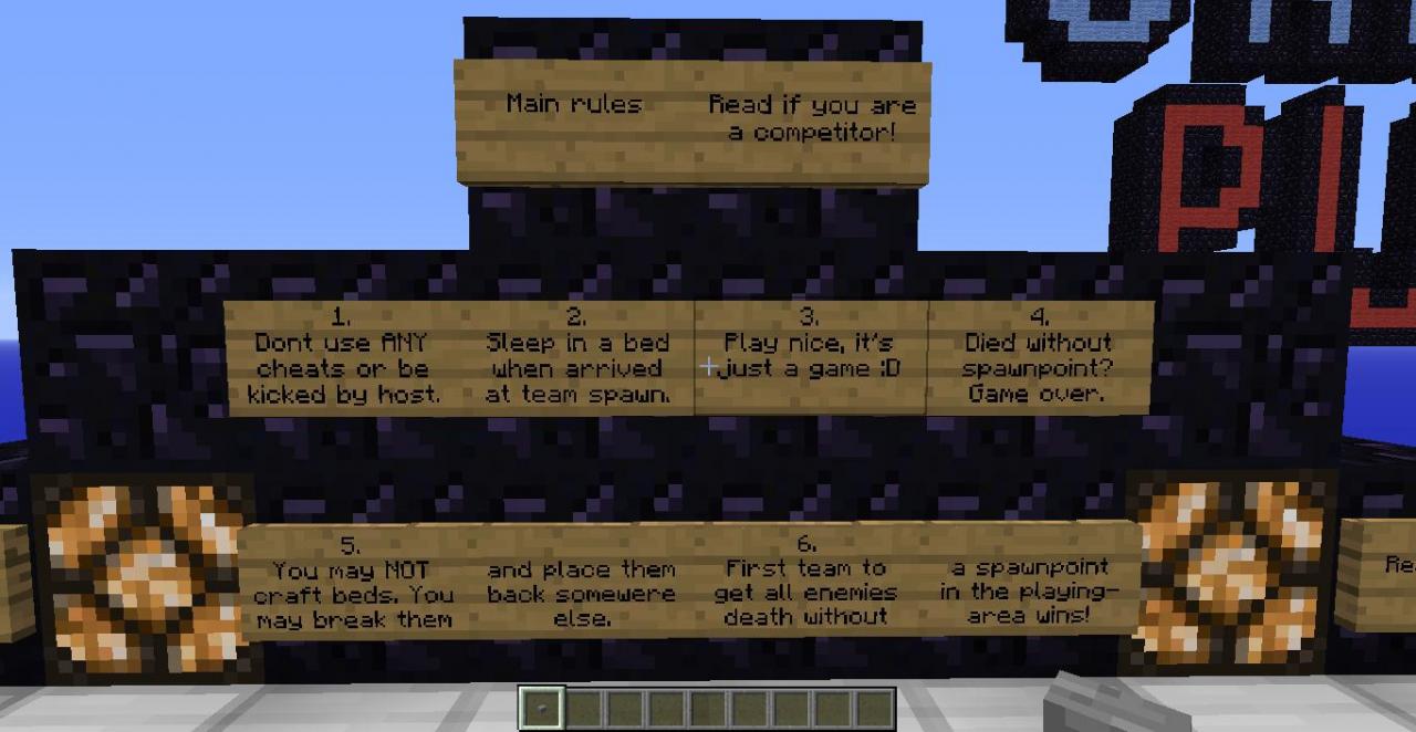 Sky Grids PVP Minecraft Map