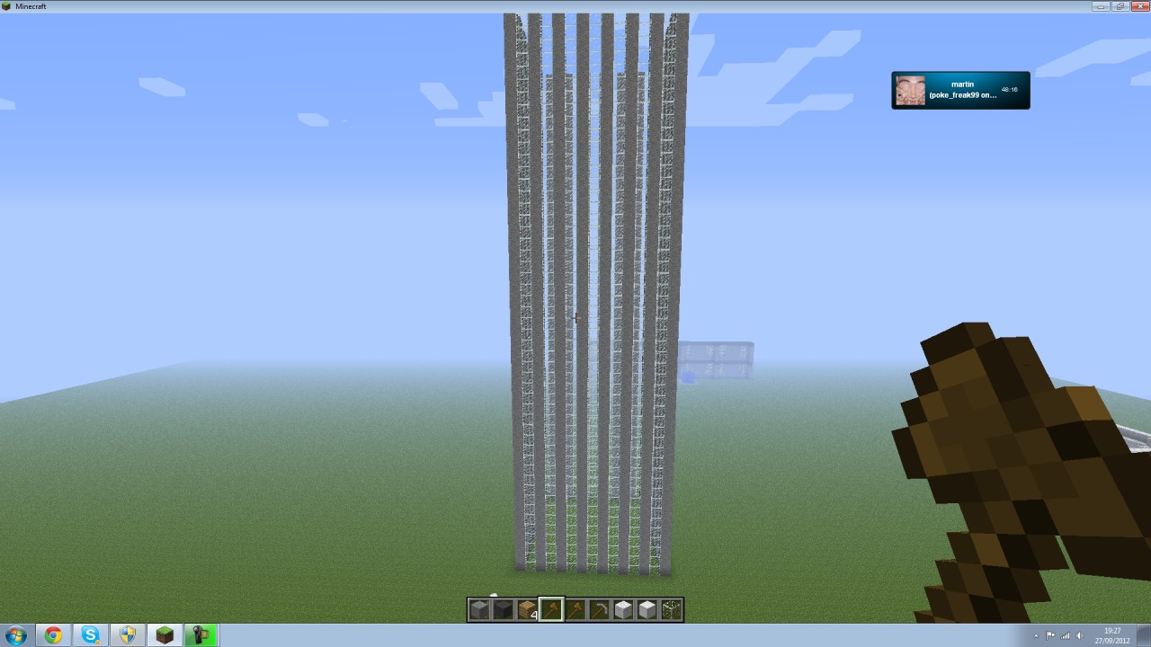 How to Make A skyscraper in 10 seconds Minecraft Project