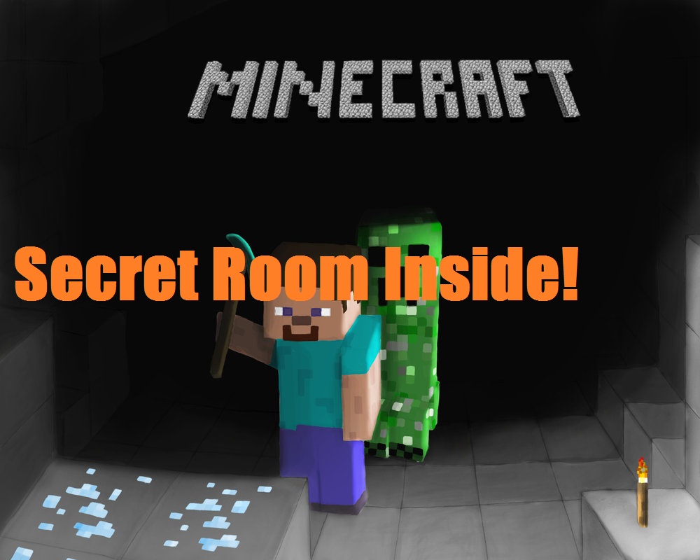 Redstone Secret Entrance [1.3] [Button T-Flip Flop] [Secret Hidden Room ...