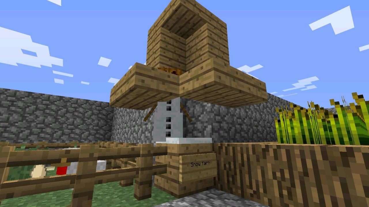 Snow Farm Minecraft Map