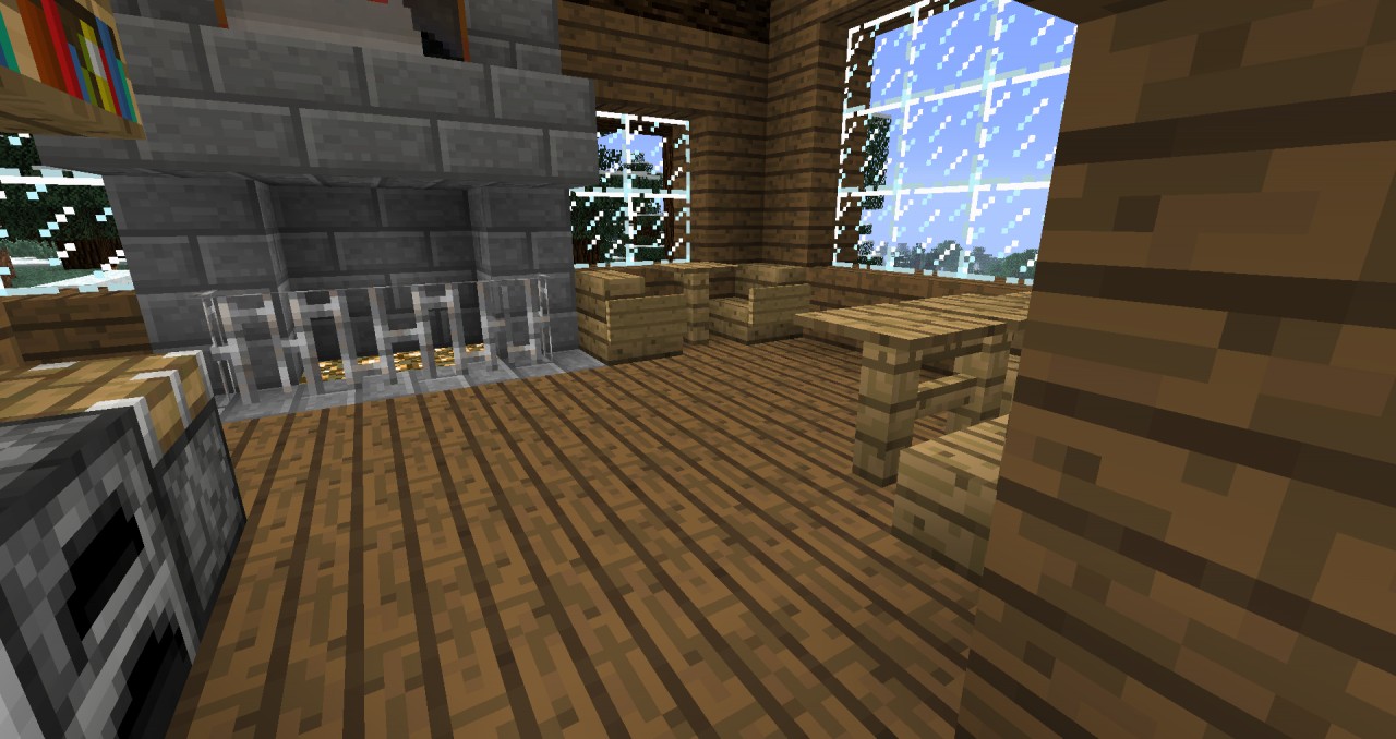 Manly Log Cabin Minecraft Map