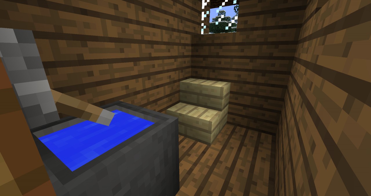 Manly Log Cabin Minecraft Map