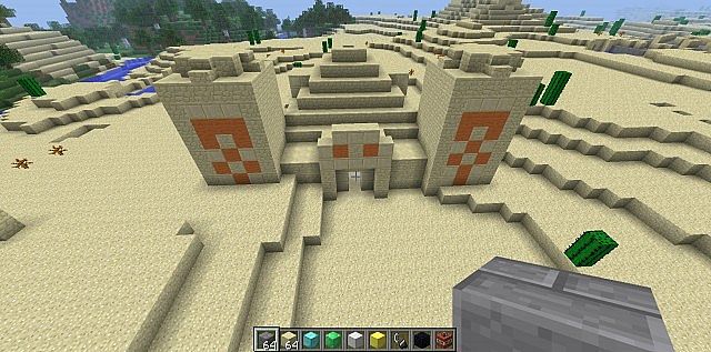 Desert Tempel hotel Minecraft Map