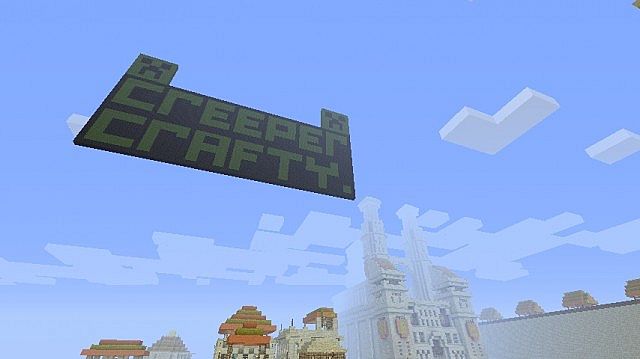 CREEPERCRAFT SERVER BUILD WORLD SAVES Minecraft Map
