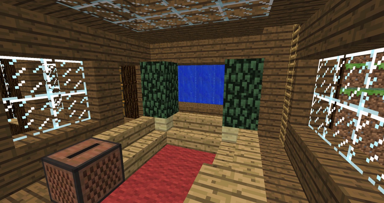 Hillside Box House Minecraft Map