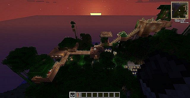 Huge Tree House Minecraft Map