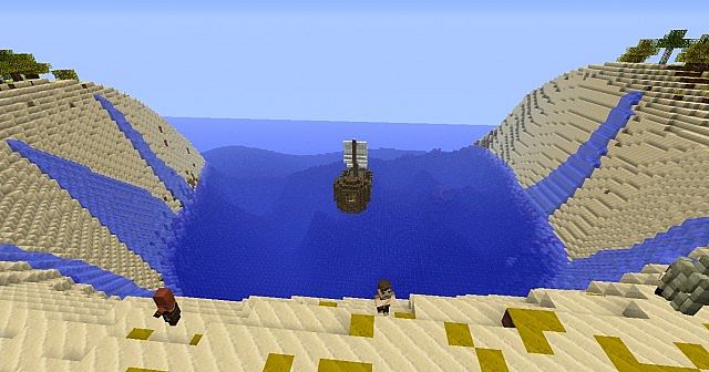 Crescent Island (Adventure/Island Survival Map) Minecraft Map