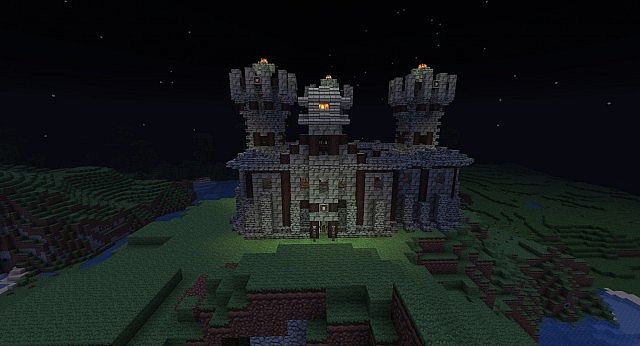 Medieval Cliff Outpost Minecraft Map
