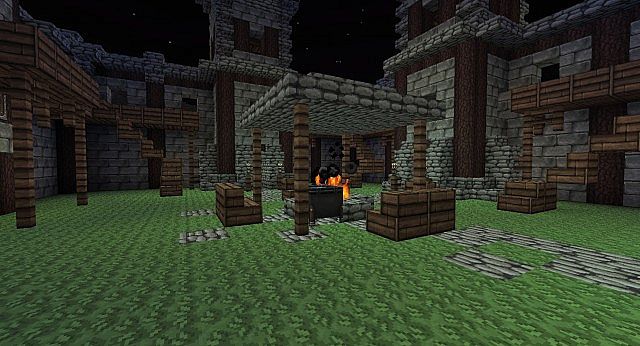 Medieval Cliff Outpost Minecraft Map