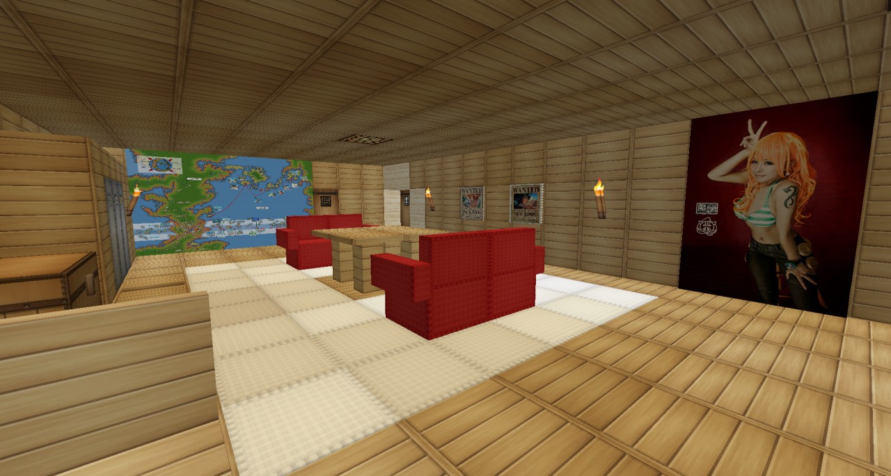 thousand sunny one piece final version ^^ Minecraft Map