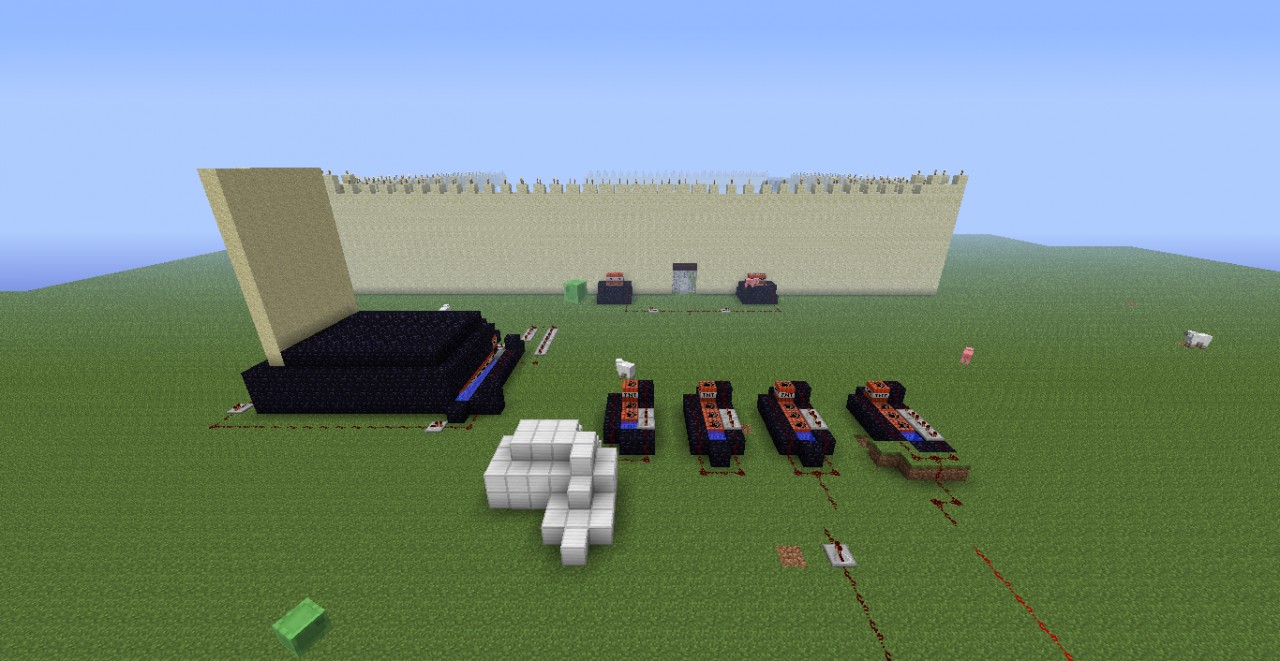 TNT Cannon and Sand Castle Minecraft Map