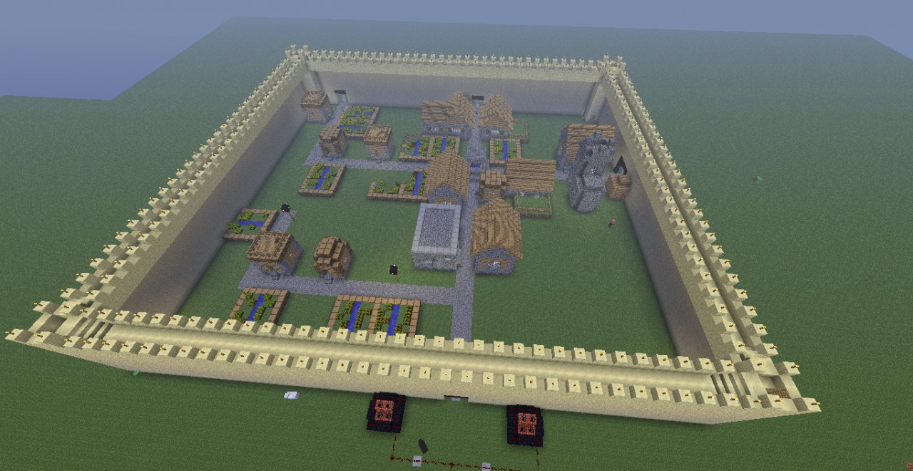 TNT Cannon and Sand Castle Minecraft Map