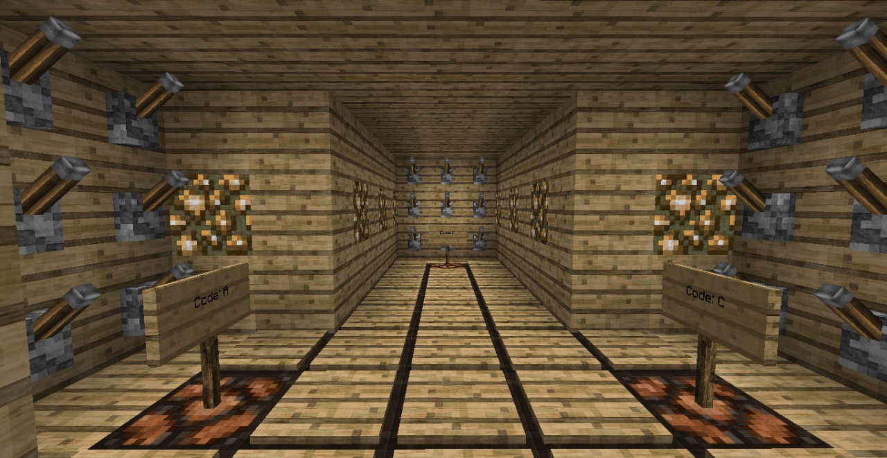Combination code (with 27 levers) Minecraft Map