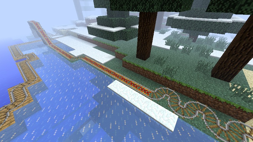 Mineshaft Rollercoaster Minecraft Map