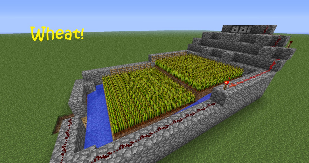 Survival friendly automated farm design (1.4 snapshot) Minecraft Map