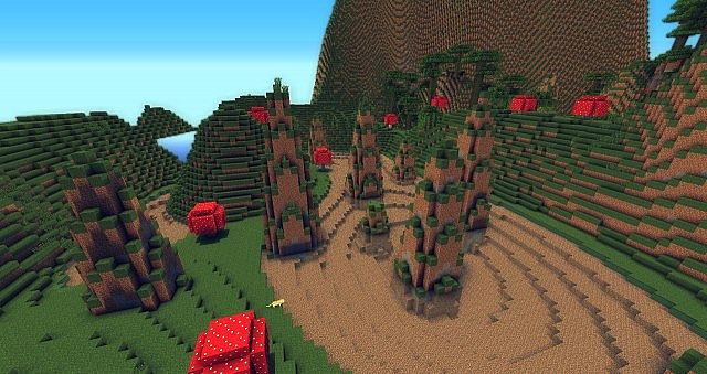 Jungle Map - Custom Terrain Minecraft Map