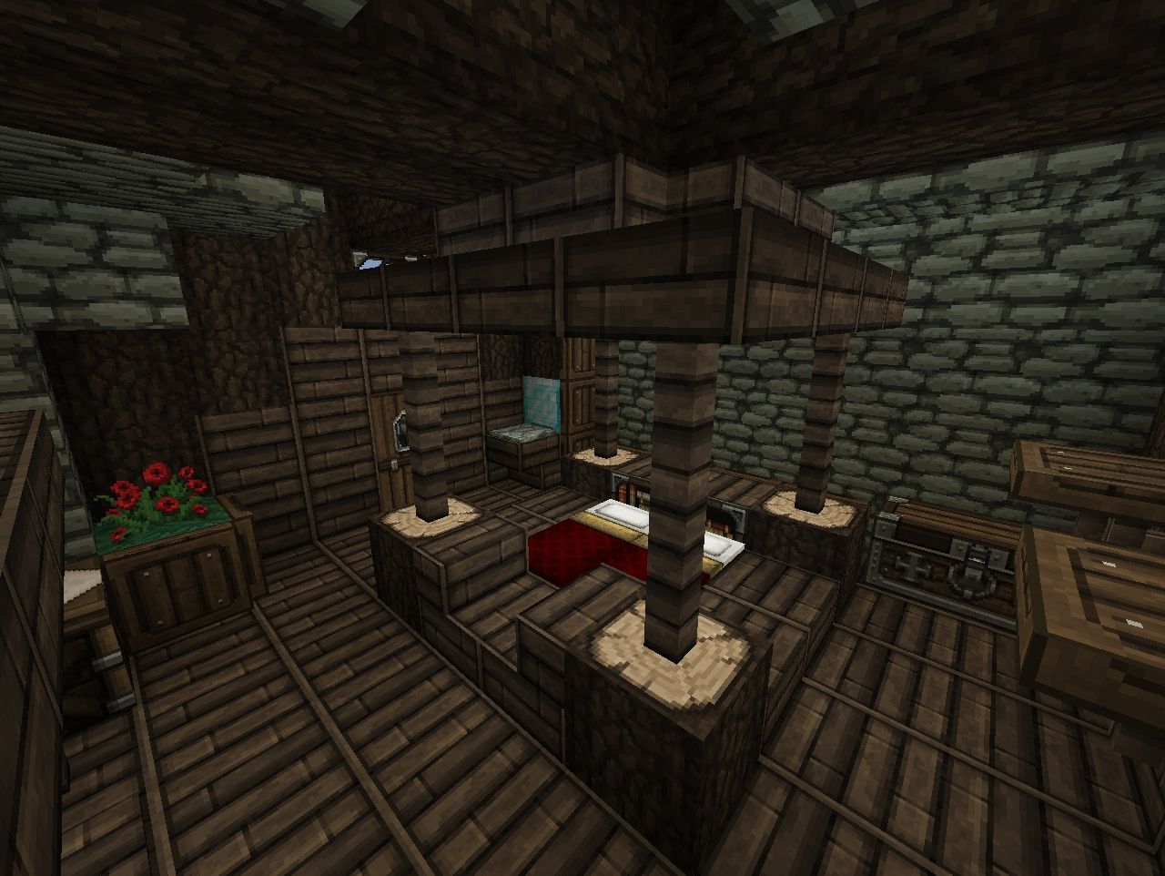 [Housing] Valley Home - (Redstone Lighting + Shower!) Minecraft Map