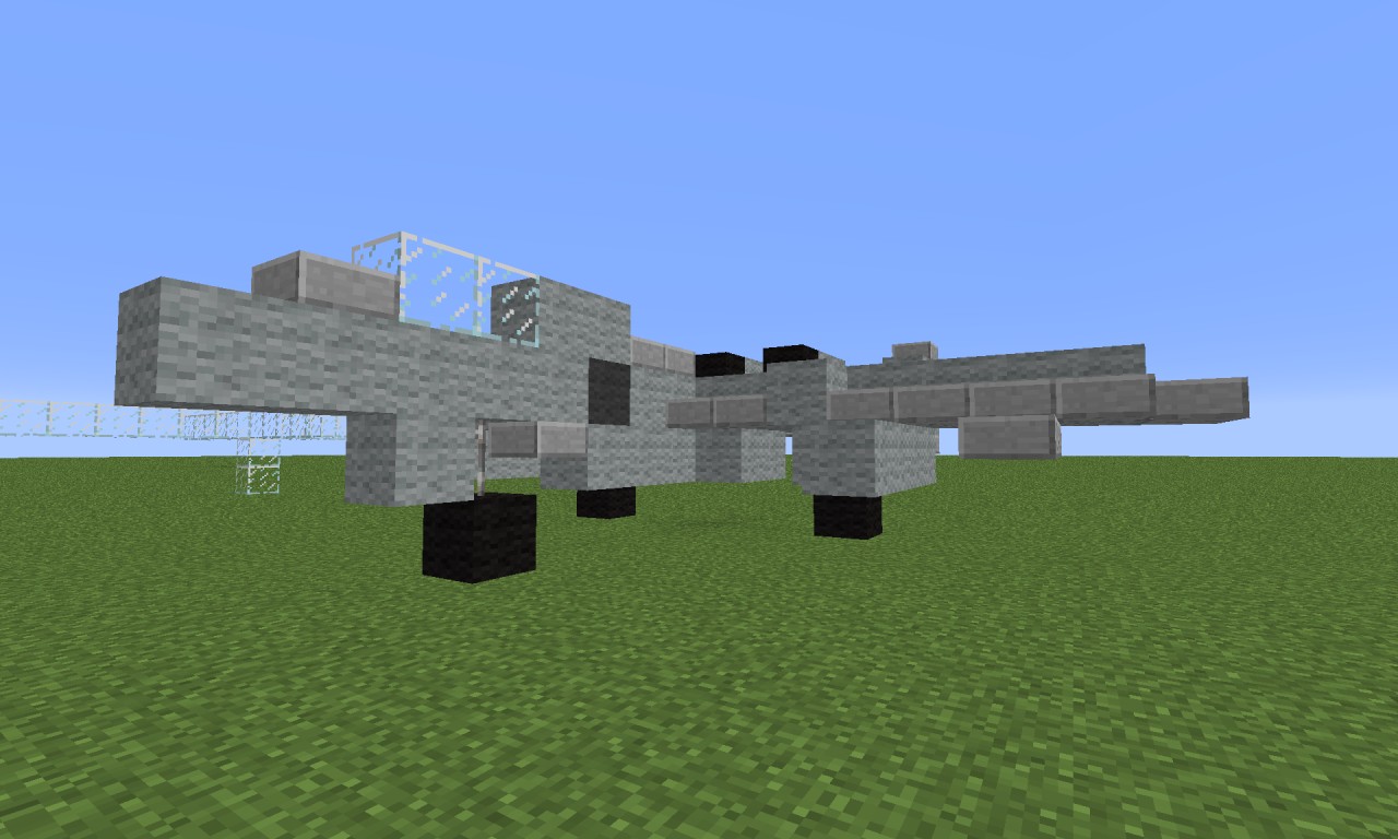 A-10 Thunderbolt II Warthog USAF Minecraft Map