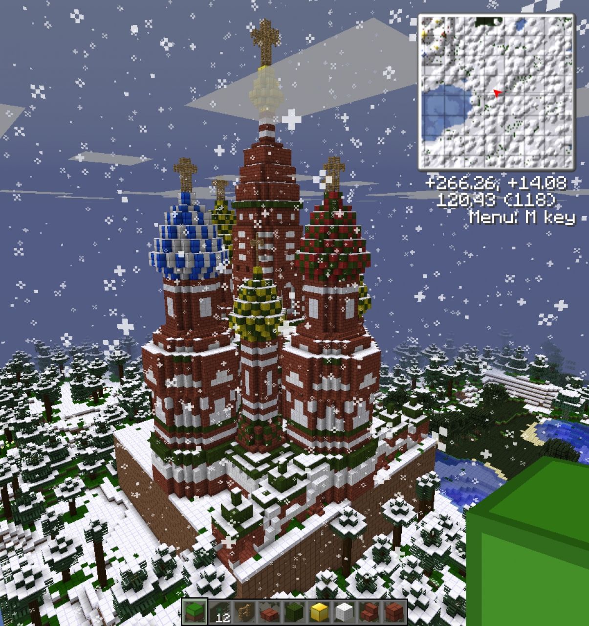 St. Basils chathedral Minecraft Map