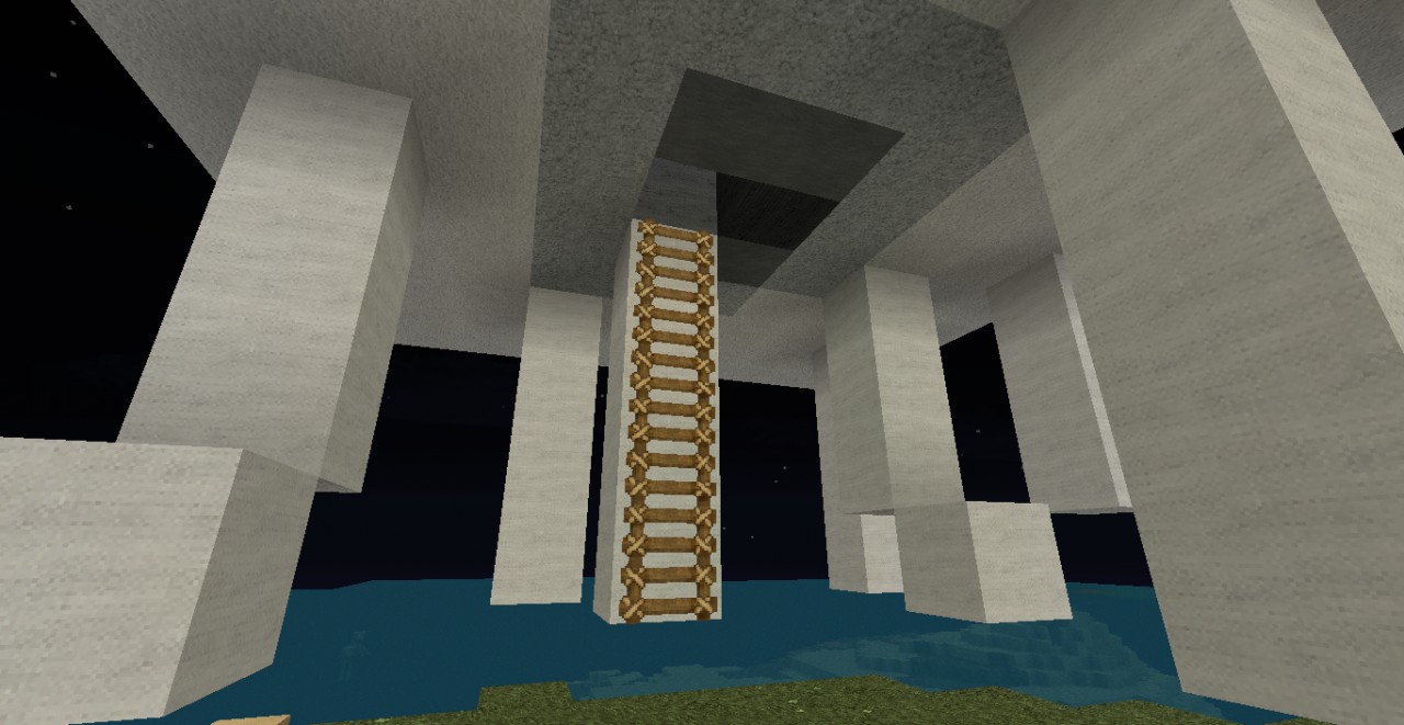 Ghast with rooms inside! Minecraft Map