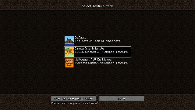 iMakcs's Circle And Triangles Texture Pack! Minecraft Texture Pack