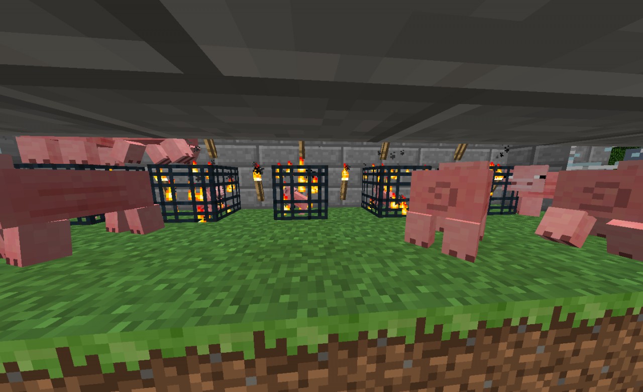 -NEW- Improved pig killing machine map! Minecraft Map