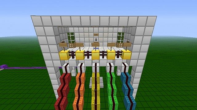 [Redstone] Automatic or Manual Counter (Display 0 - 99999) Minecraft Map