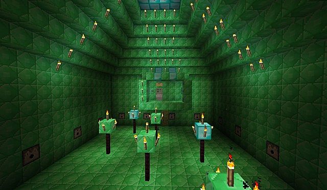 Emerald Mob Arena *FIXED* Minecraft Map