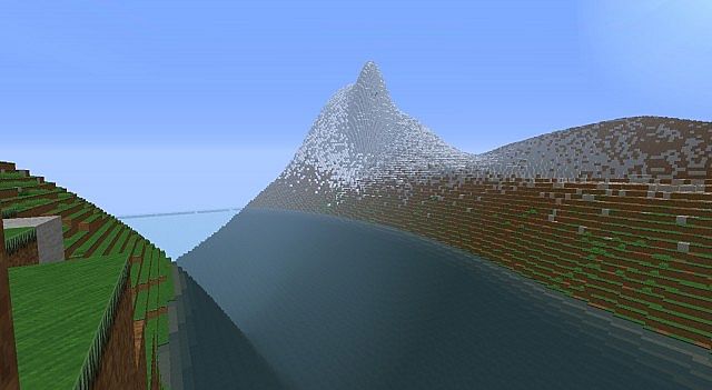 Custom Terrain: Norwegian Mountains and Valleys Minecraft Map