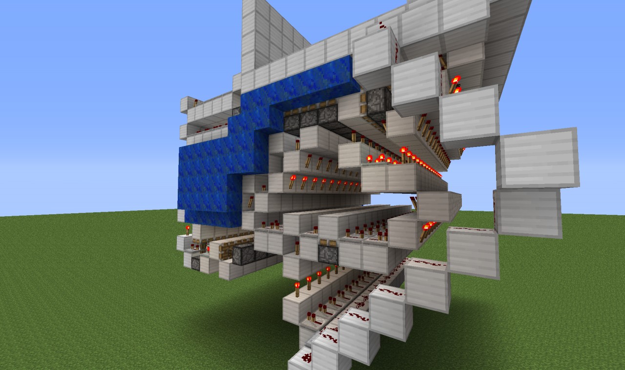 1-Wide Tileable Hidden Staircase Minecraft Map